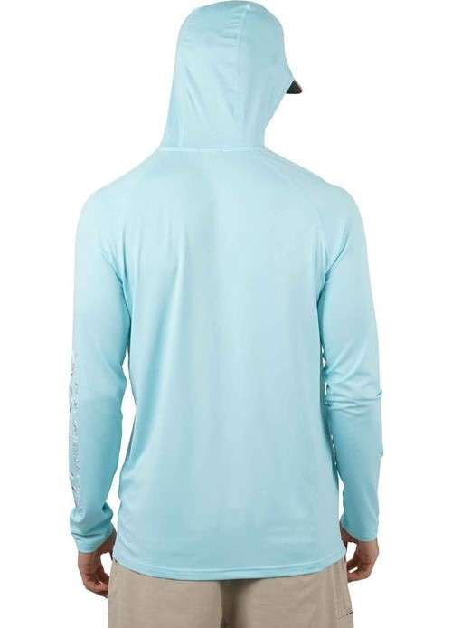 Aftco Samurai 2 Heathered LS Hooded Shirts - CWH - Sm - TackleDirect