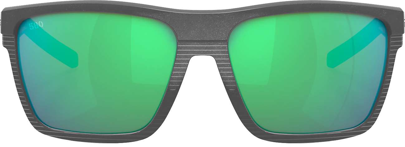 Costa Pargo Sunglasses - Dark Grey/Green Mirror 580G - TackleDirect