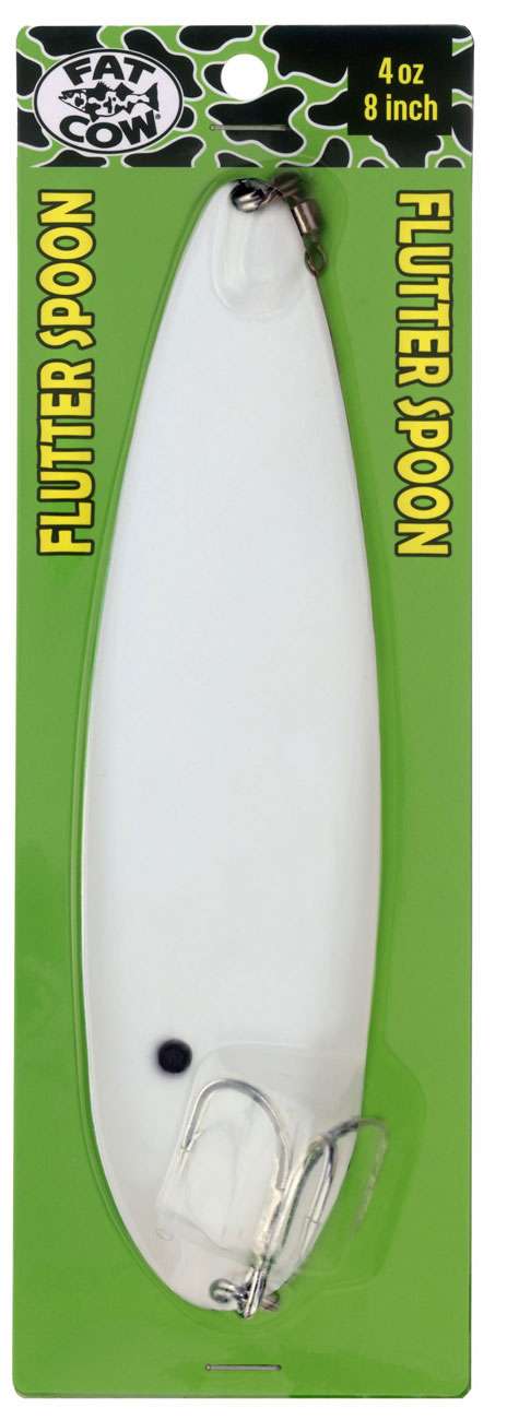 Fat Cow Fishing Flutter Spoons - 8in - TackleDirect