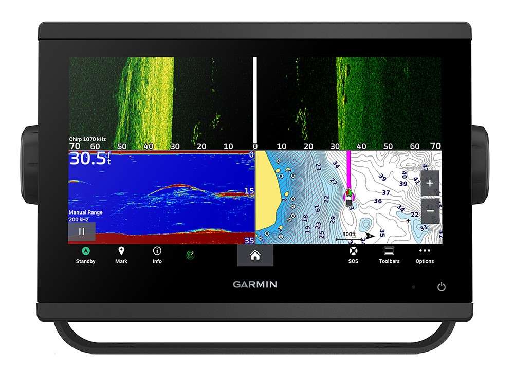 Garmin GPSMAP 943xsv 9-inch GPS/Fishfinder GN+ Combo - TackleDirect