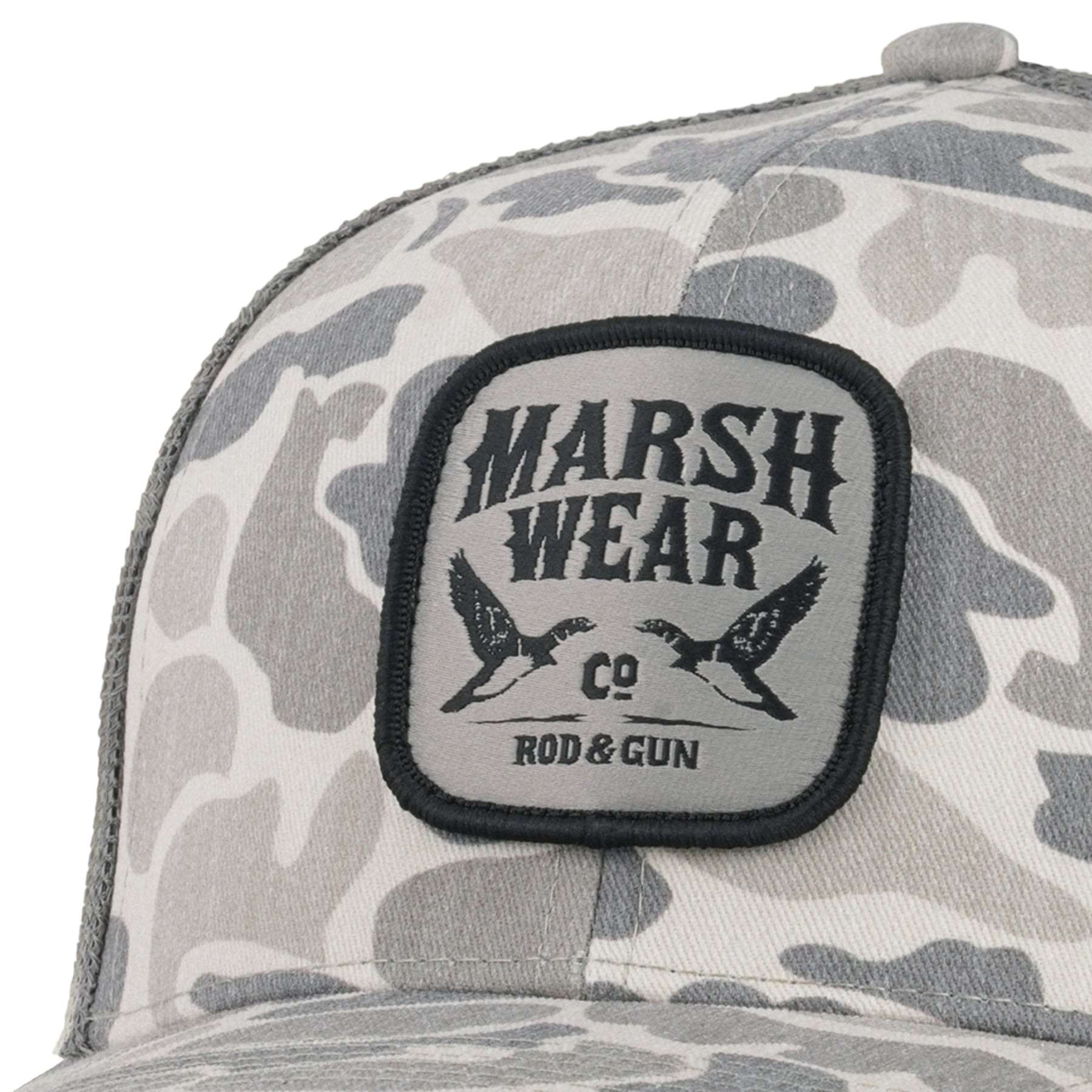 Marsh Wear Daffy Trucker - Stone Mallard Camo - TackleDirect