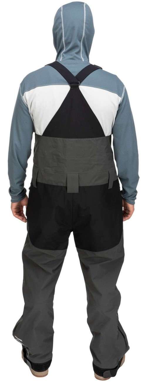Simms PG-13049 Mens ProDry Fishing Bib - Black - Lg - TackleDirect