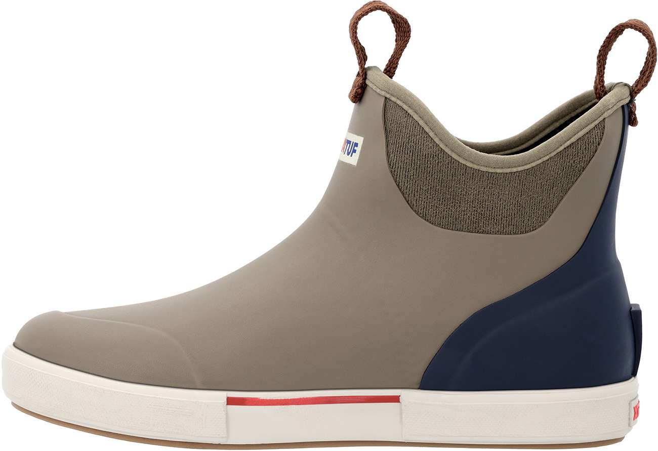 Xtratuf Mens Vintage Ankle Deck Boot Vintage Olive - 8 - TackleDirect