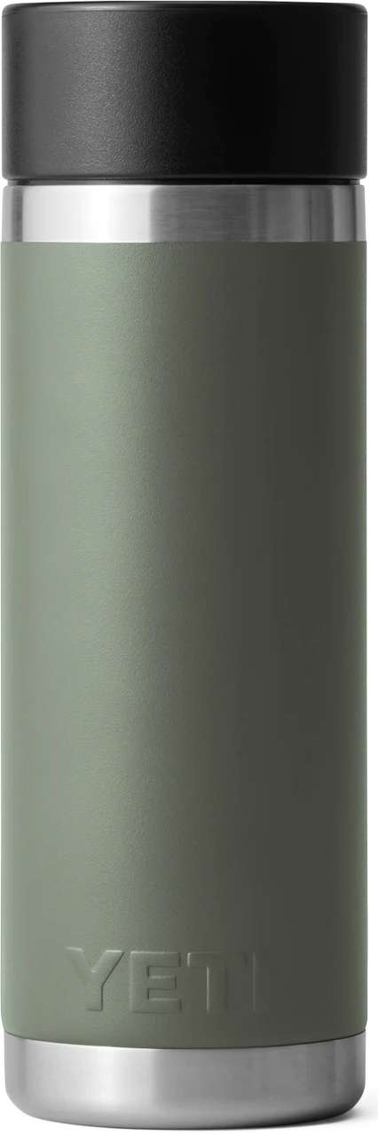 YETI Rambler 18oz Bottle with Hot Shot Cap - Camp Green - TackleDirect