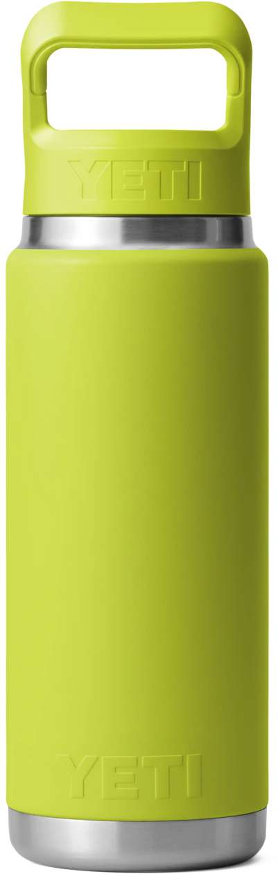 YETI Rambler 26oz Bottle with Straw Cap - Chartreuse - TackleDirect