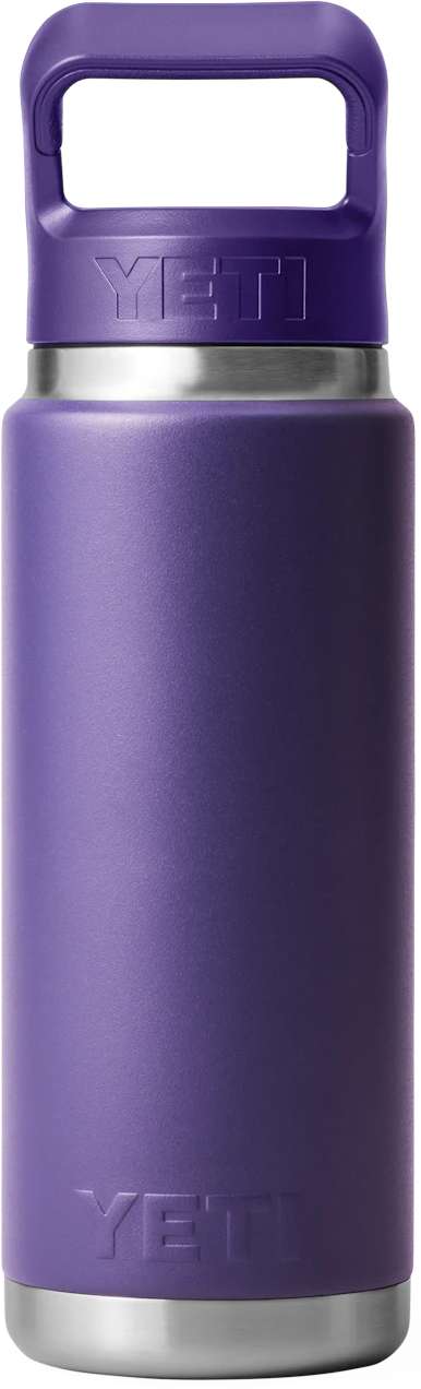 YETI Rambler 26oz Bottle with Straw Cap - Peak Purple - TackleDirect