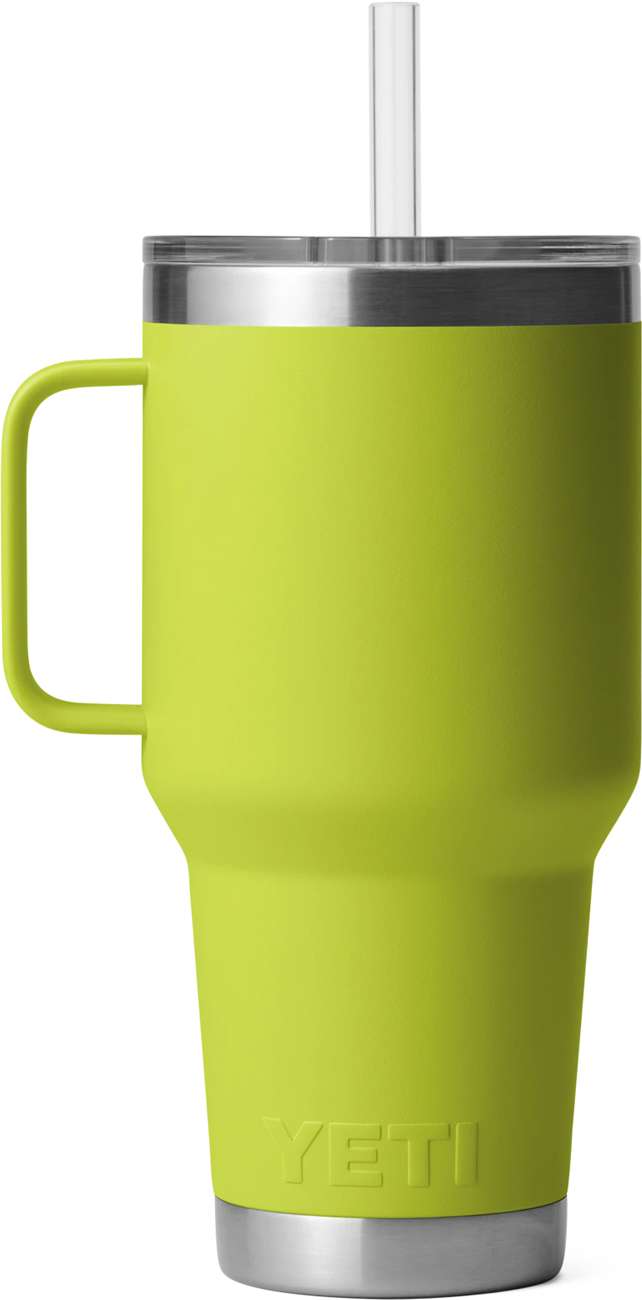 YETI Rambler 35oz Mug with Straw Lid - Chartreuse - TackleDirect