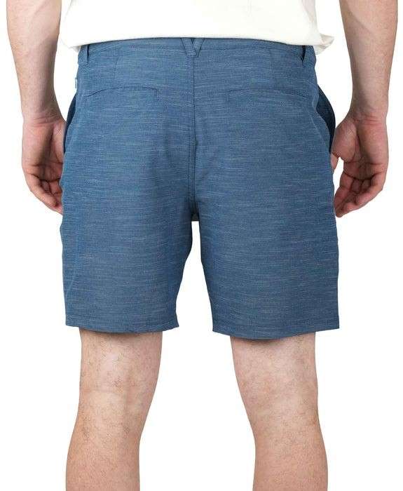 AFTCO Mens 365 Hybrid Chino 7in Shorts - Ber Sea - 28 - TackleDirect