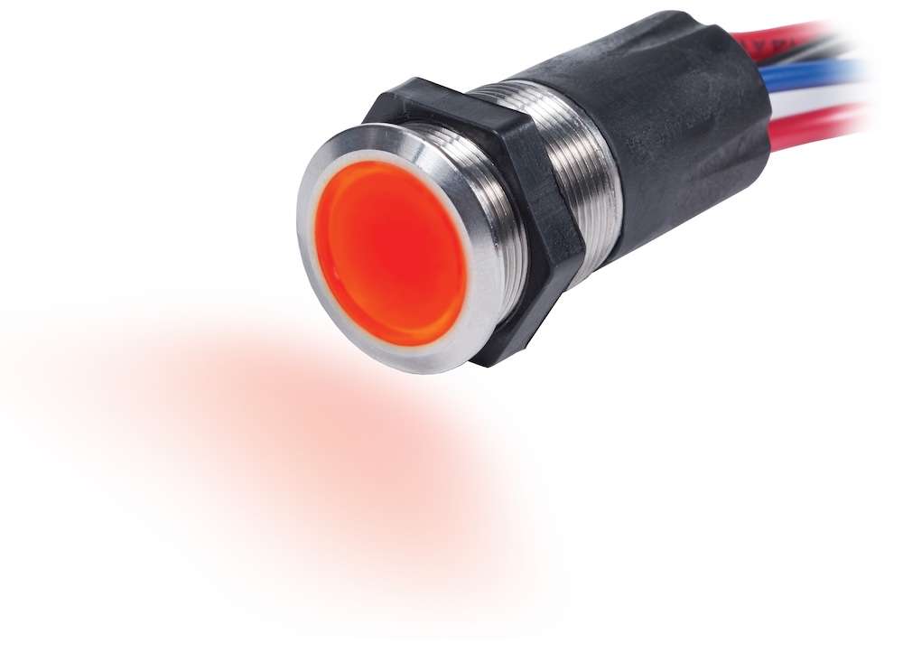 Blue Sea 4180 Backlit Push Button Switch Off/On - 15A - TackleDirect