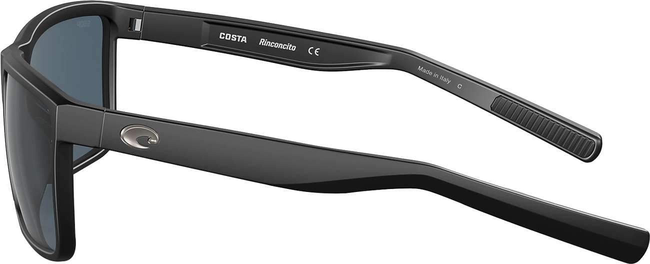 Costa Rinconcito Sunglasses - Matte Black/Gray 580P - TackleDirect