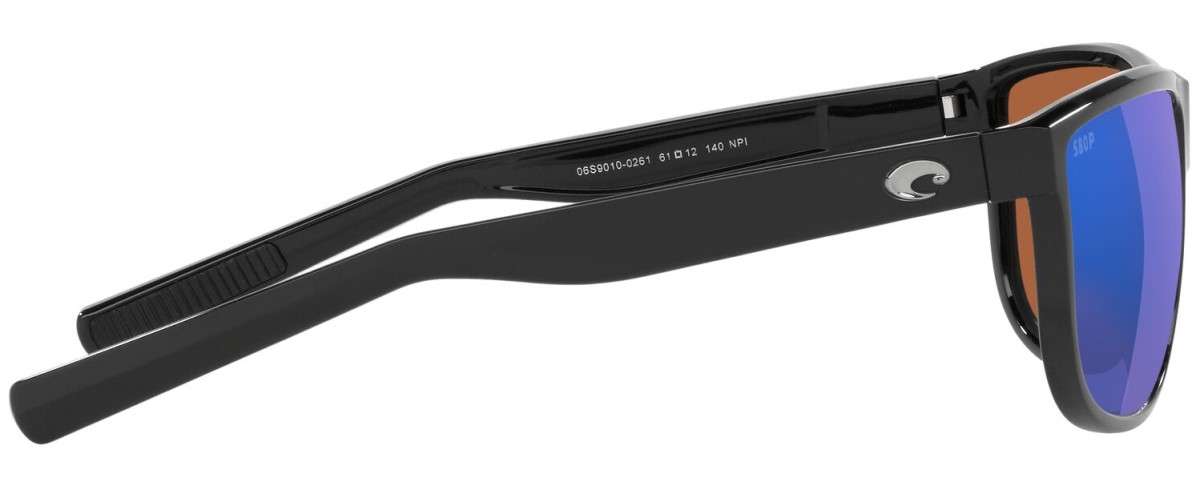 Costa Rincondo Sunglasses - Black/Green Mirror 580P - TackleDirect