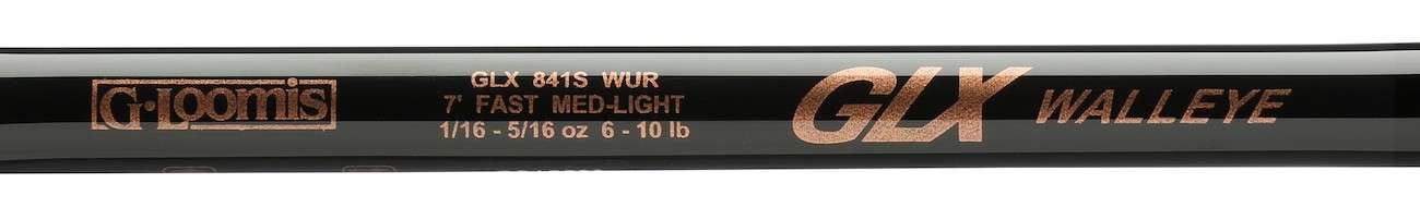 G Loomis GLX 841S WUR Walleye Spinning Rod - TackleDirect
