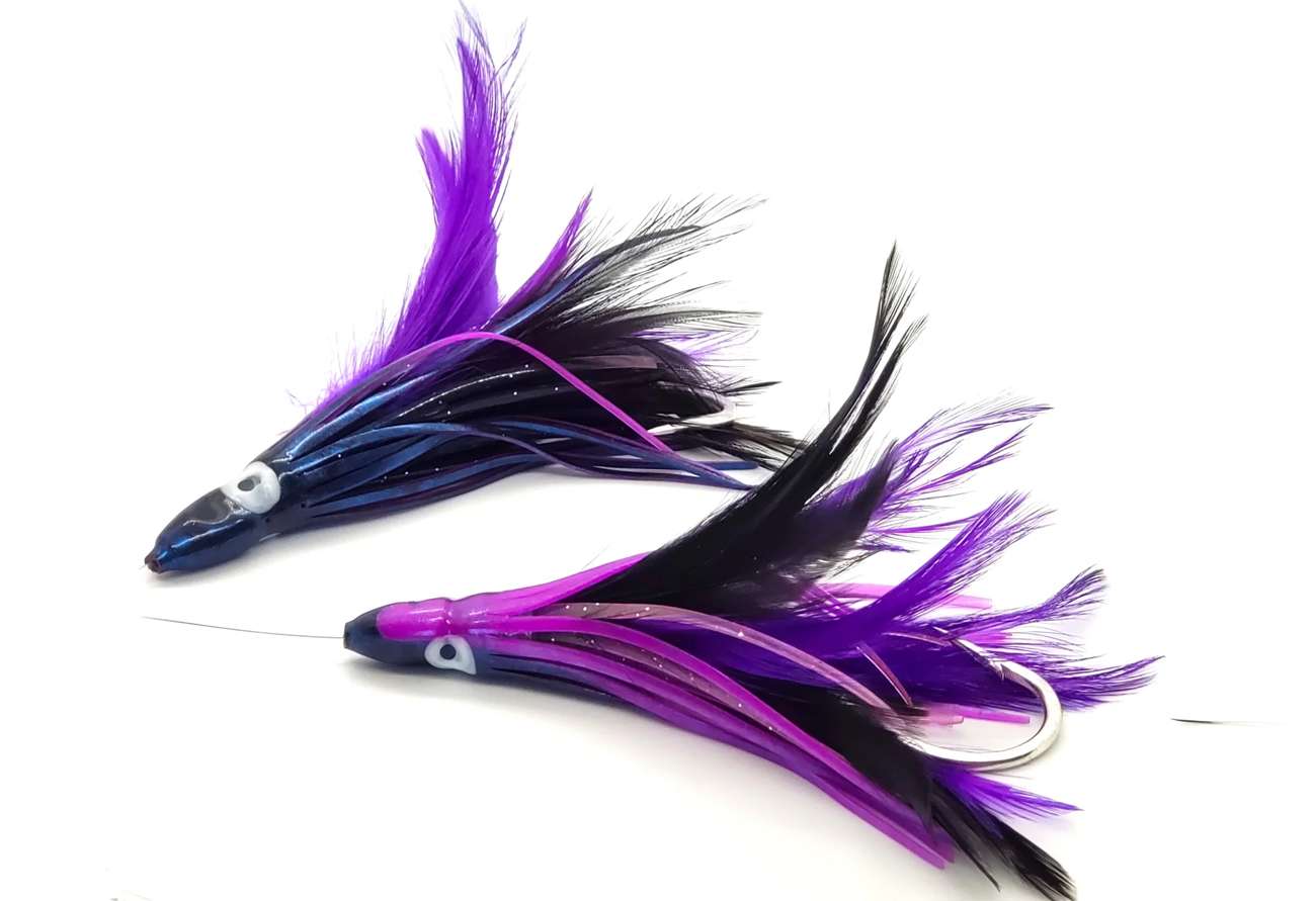 JAW Lures Tuna and Mahi Feathers - TackleDirect