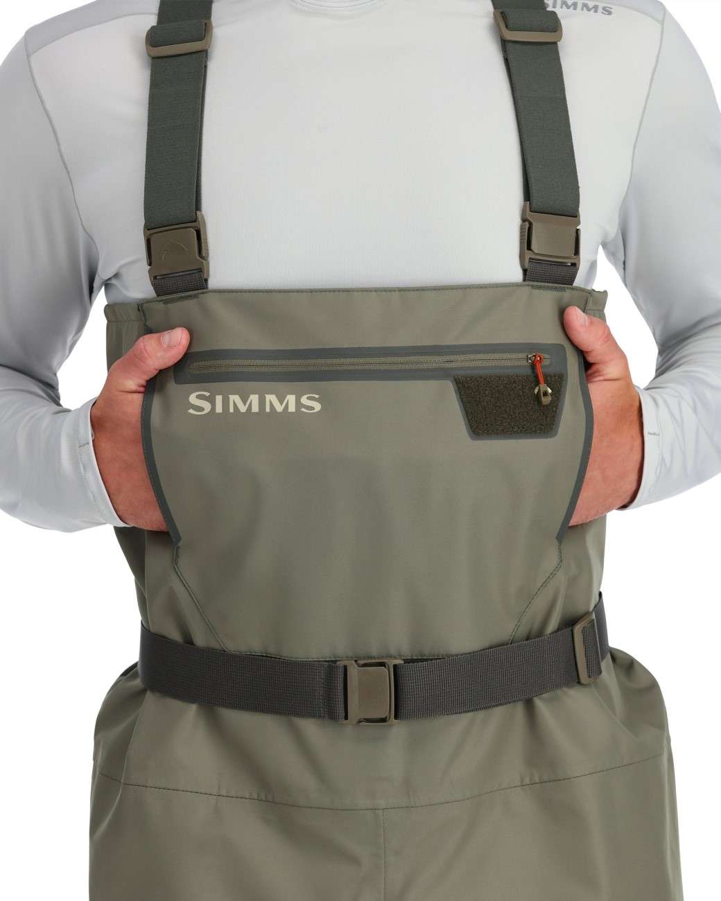 Simms M Tributary Stockingfoot Wader - B - MS 9-11 - TackleDirect