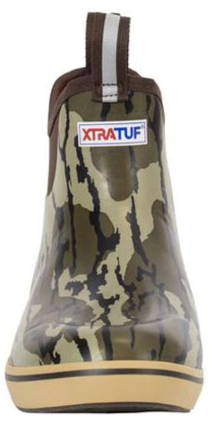 Xtratuf Mens Ankle Deck Boot Mossy Oak Bottomland 11 - TackleDirect