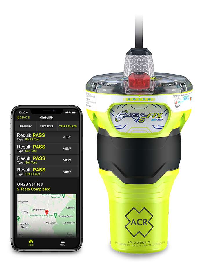 ACR 2853 GlobalFix V6 EPIRB Catagory I - TackleDirect