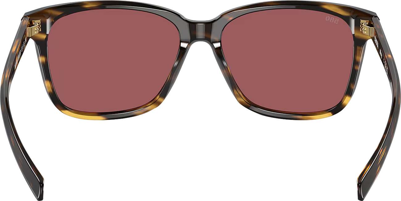 Costa May Sunglasses - Tortoise Frame/Gold Mirror 580G - TackleDirect