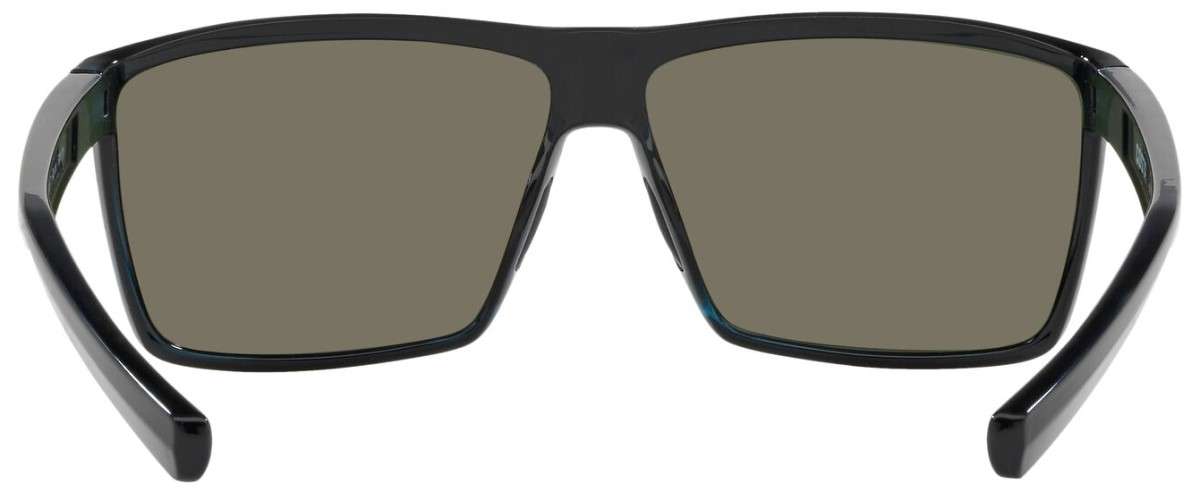 Costa Rincon Sunglasses - Blue Mirror Lens/Shiny Black Frame - TackleDirect