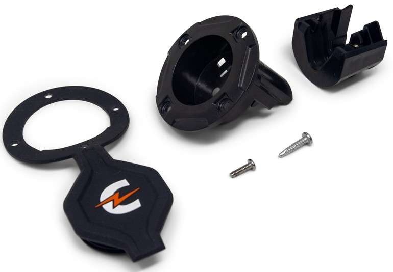 Power-Pole Charge Plug Port with 6-Foot AC Extension - TackleDirect