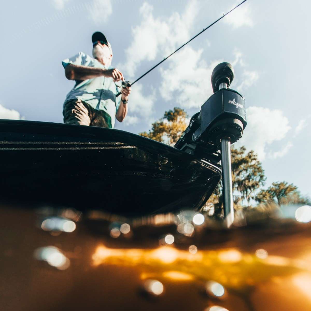 Power-Pole MOVE ZR Trolling Motor - 45in White - TackleDirect