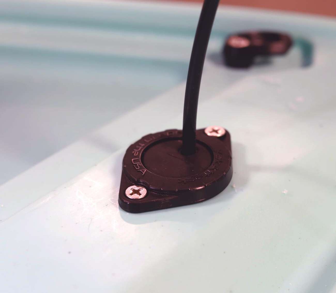 YakAttack GridLoc Through Hull Wiring Kit - 2 Per Pack - TackleDirect