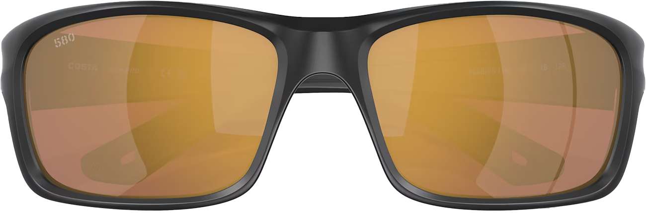 Costa Jose Pro Sunglasses - Black/Gold Mirror 580G - TackleDirect