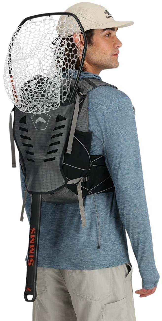 Simms Flyweight Vest Pack - Smoke - S/M - TackleDirect