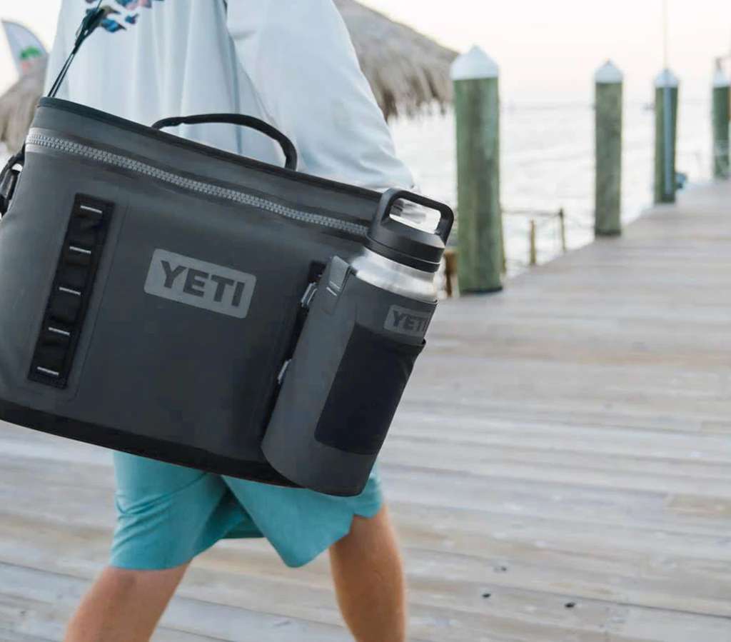 YETI Bottle Sling - Large - Camp Green - TackleDirect